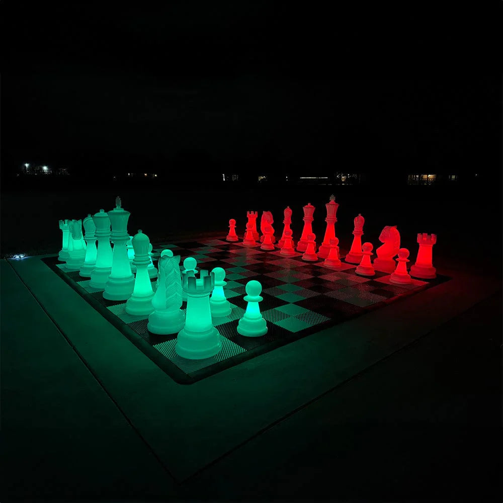 Giant Light Up Chess Board & Glow Sets