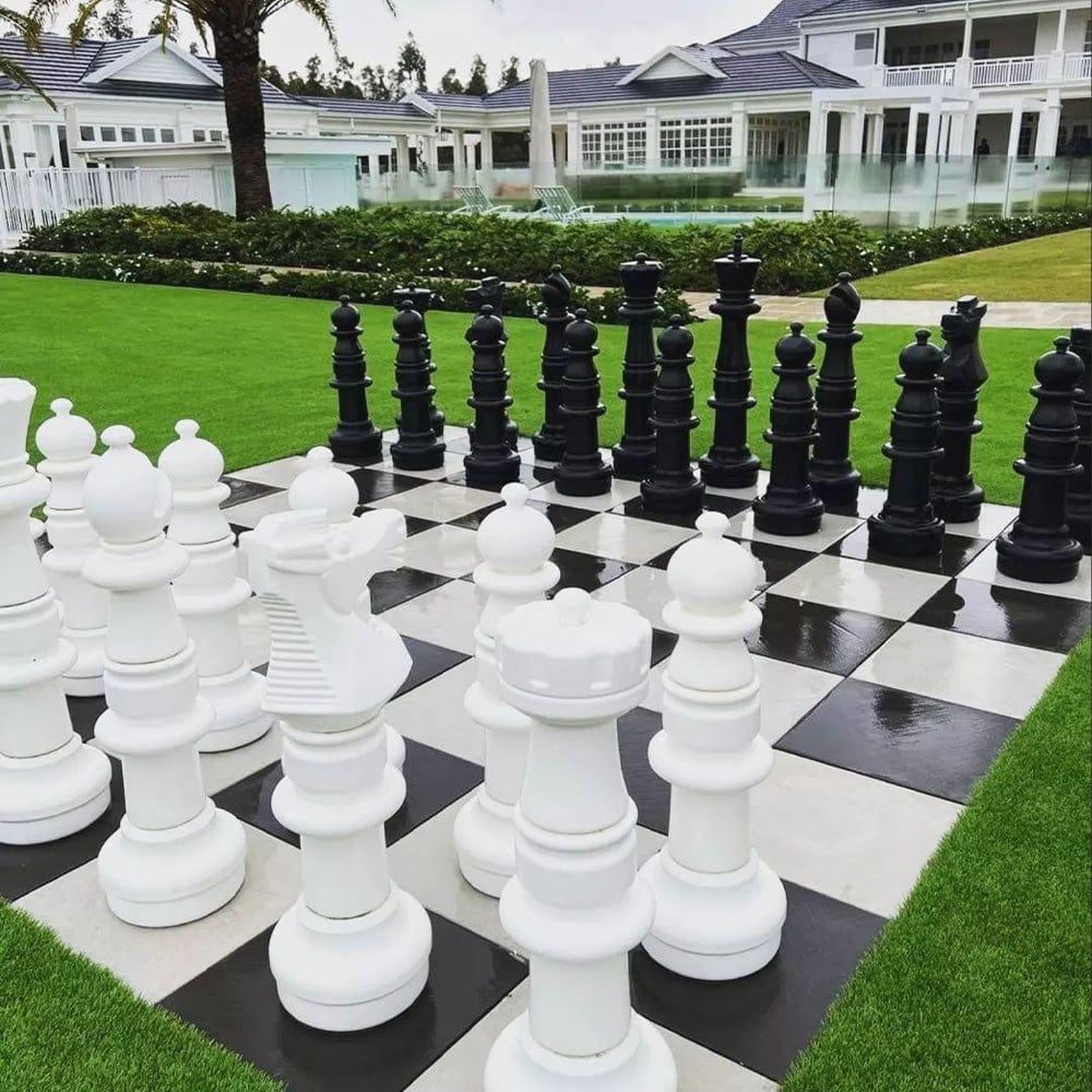 Life Size Chess Pieces Set: 37 Inch