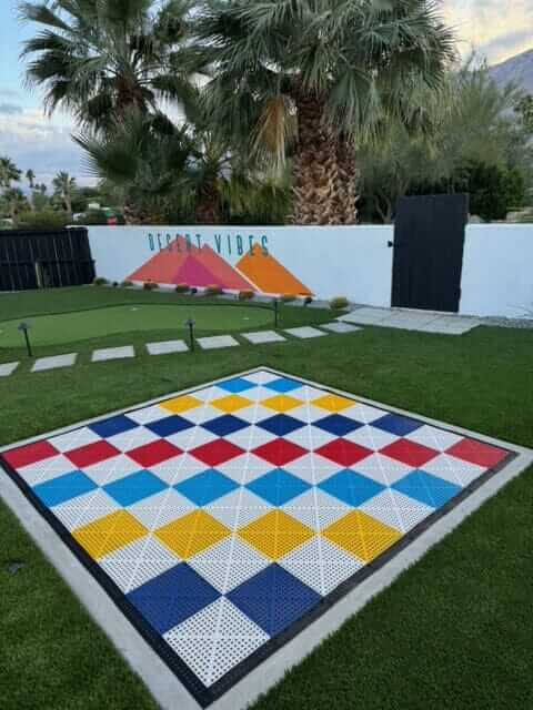 Commercial Chessboard with 12 Inch Optional Edge Ramps