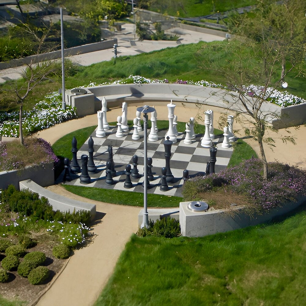 Giant Chess Set: Life Size Fiberglass