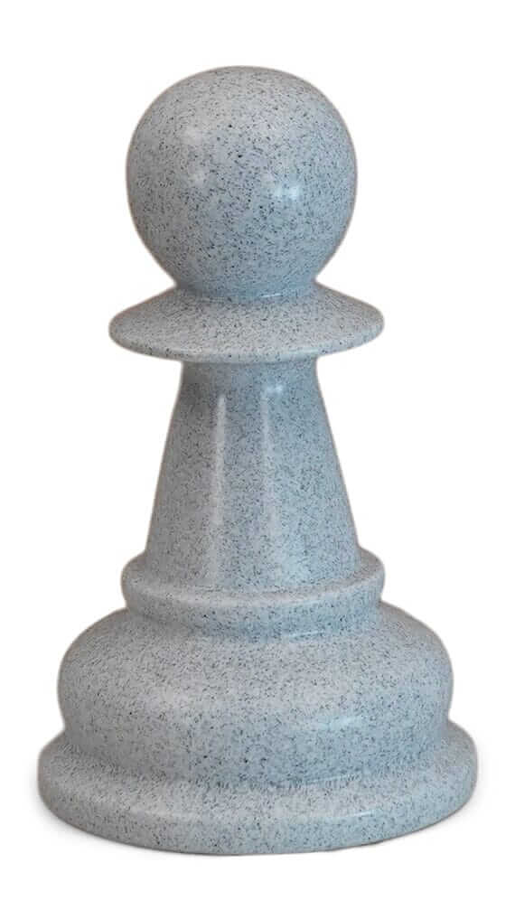 16 Inch Light Gray Perfect Pawn Giant Chess Piece