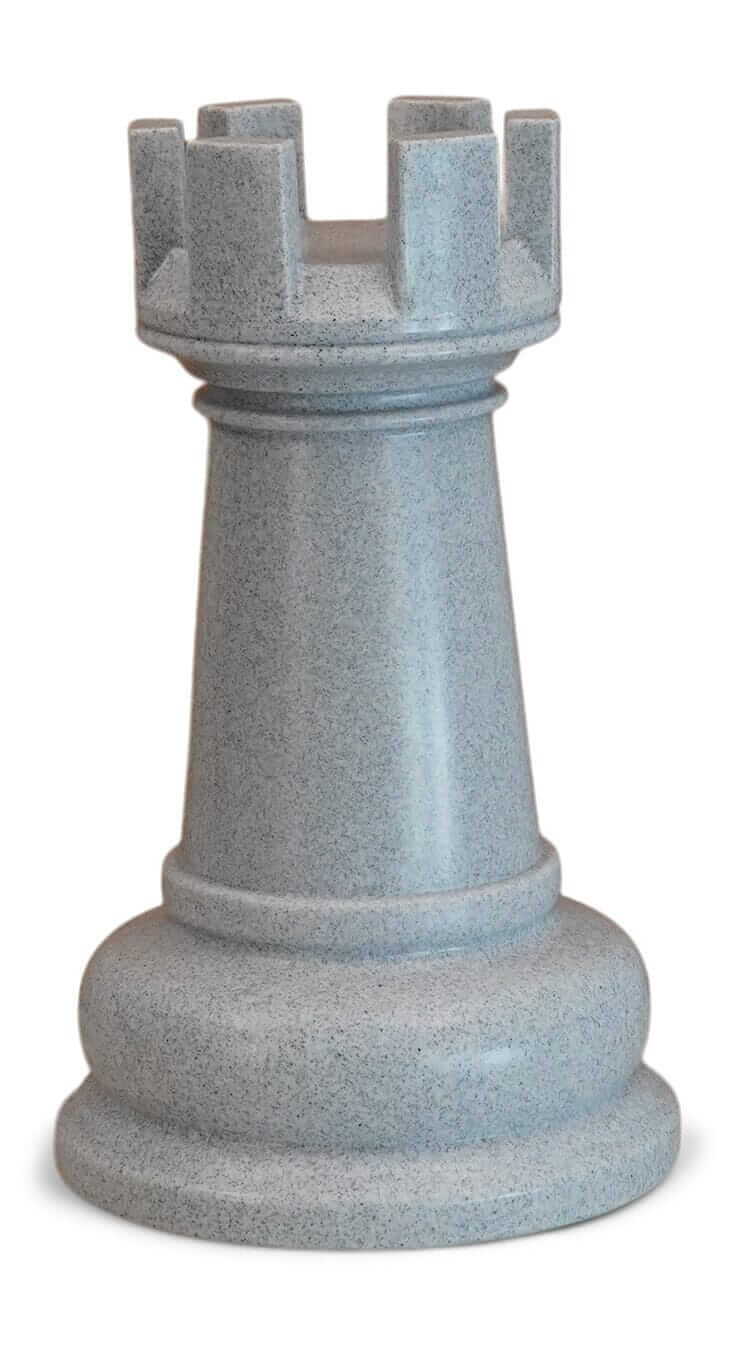 20 Inch Light Gray Perfect Rook Giant Chess Piece