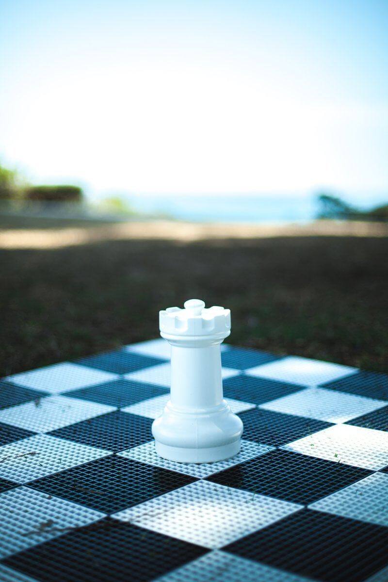 Giant Chess Piece 10 Inch Light Plastic Rook | MegaChess