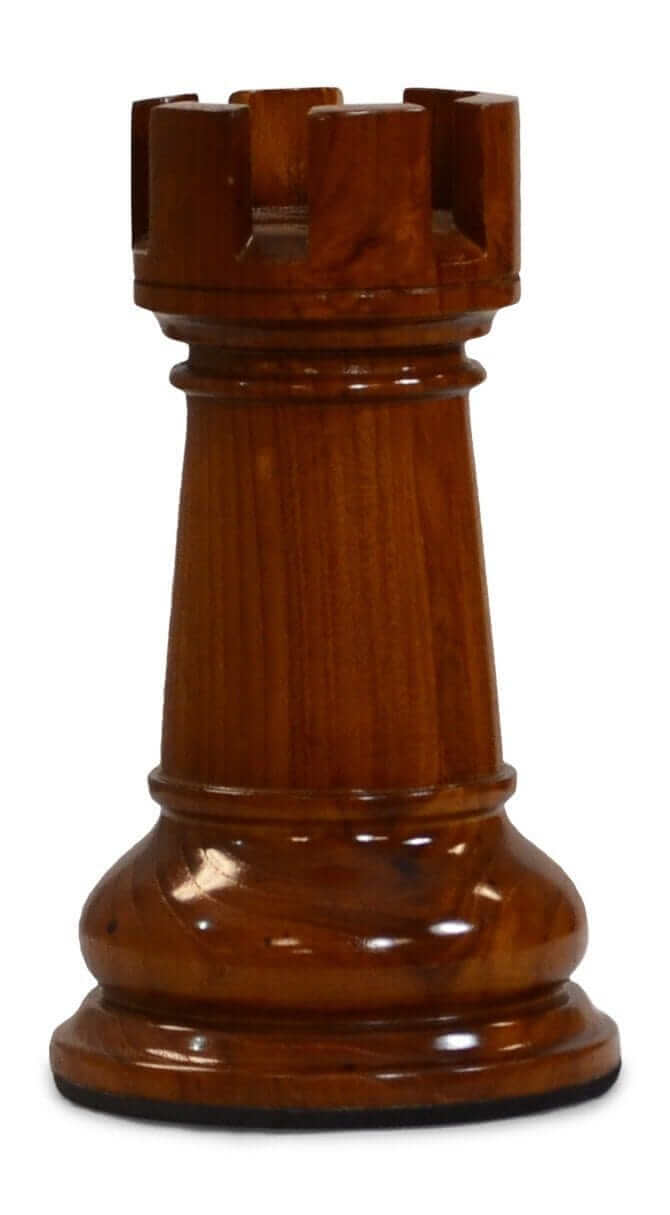 Giant Chess Piece 10 Inch Light Teak Rook | MegaChess