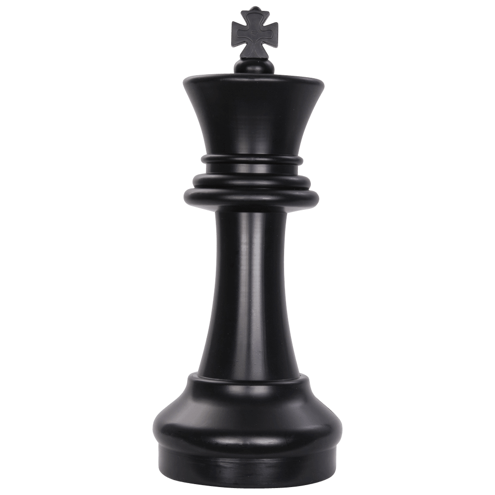 Giant Chess Piece 16 Inch Dark Plastic King | MegaChess