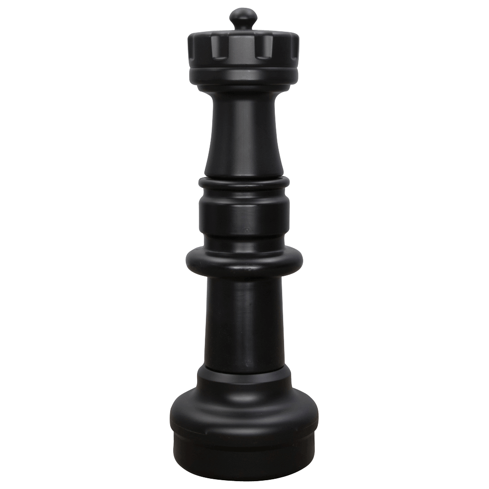 Giant Chess Piece 29 Inch Dark Plastic Rook | MegaChess