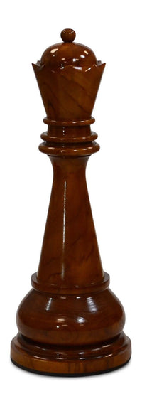 Large Black Queen Chess Piece - MegaChess