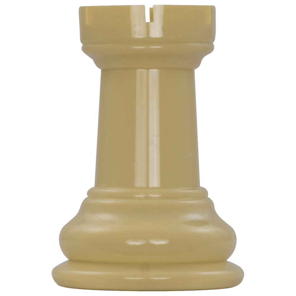 Giant Chess Piece 5 Inch Light Plastic Rook | MegaChess