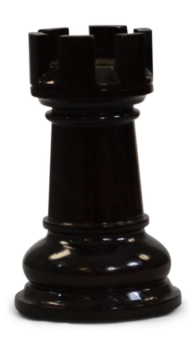 Giant Chess Piece 7 Inch Dark Teak Rook | MegaChess