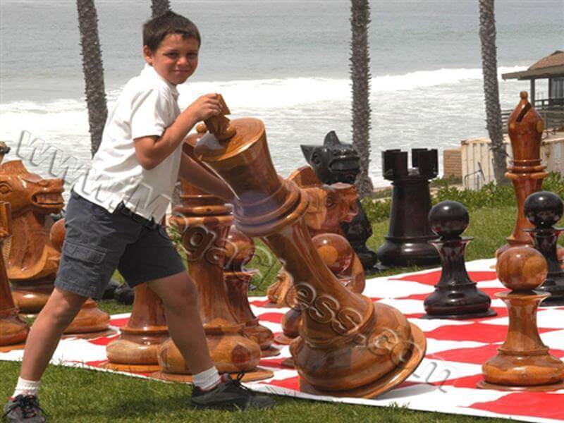 48 Inch Teak Chess Sets Teak Giant Chess Set Online