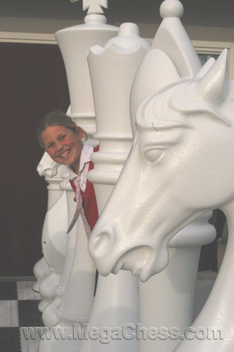 Giant Chess Set: Life Size Fiberglass