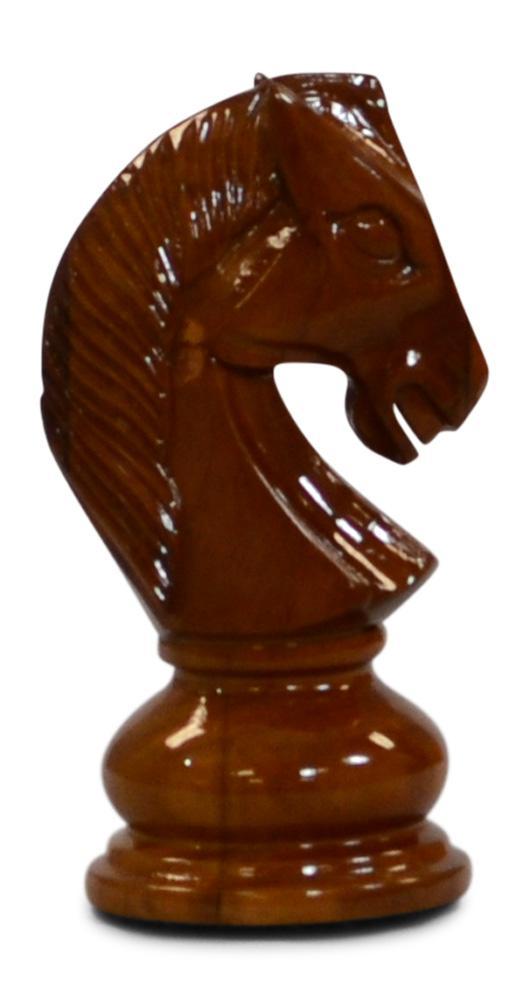 Giant Chess Set Outdoor - 8 Inch Teak Pieces