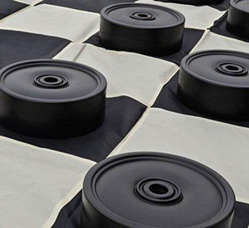 10 Inch Plastic Giant Checkers | MegaChess