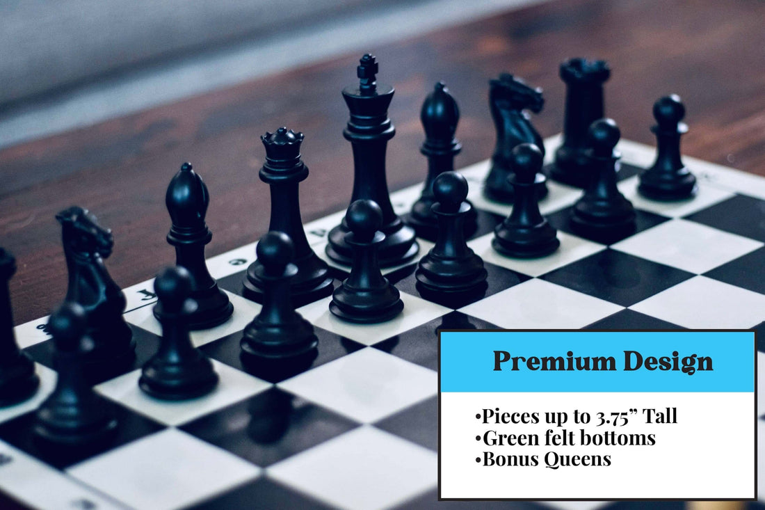 Staunton Triple Weighted Chess Pieces & Sets